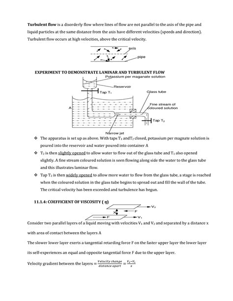 SOLUTION Fluid Mechanics Explained Advanced Level Physics Studypool