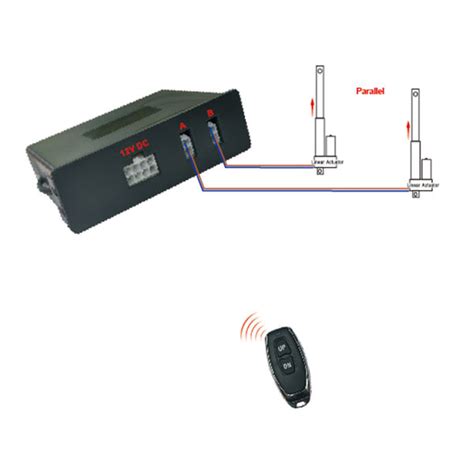 Max 30a Double Electric Linear Actuator Control Box Non Momentary