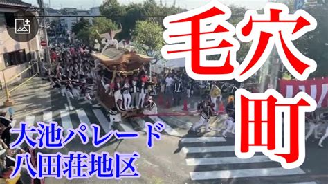 堺市八田荘 毛穴町 大池パレード山川会館前 だんじり 神社 神 大阪 寺 祭 宮 やり回し 堺市 大池パレード 大池 パレード 山川