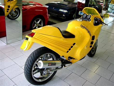 Lamborghini Motorcycle Vintage Classic Motorbike At Autodrome Cannes