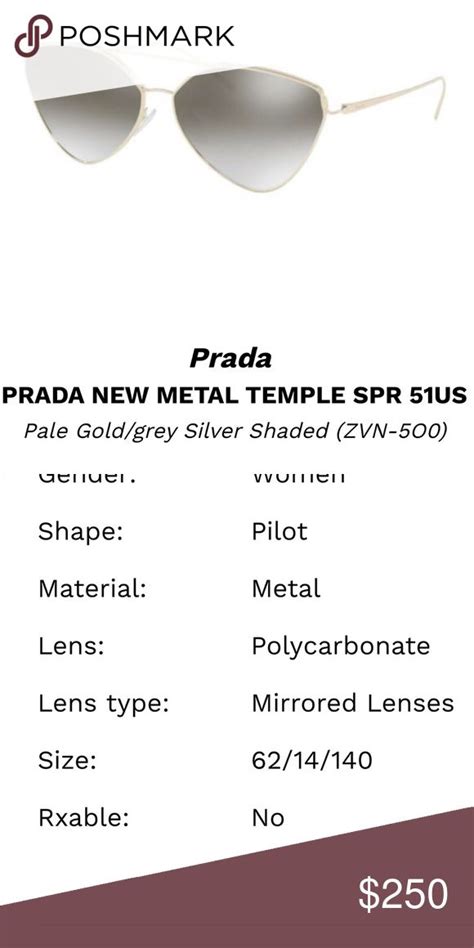 Prada Aviators With Case Worn Twice