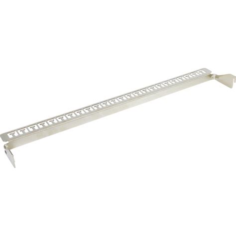 Excel Unloaded 24 Port Keystone Patch Panel Frame 1U Black Industrial Network Cable Security