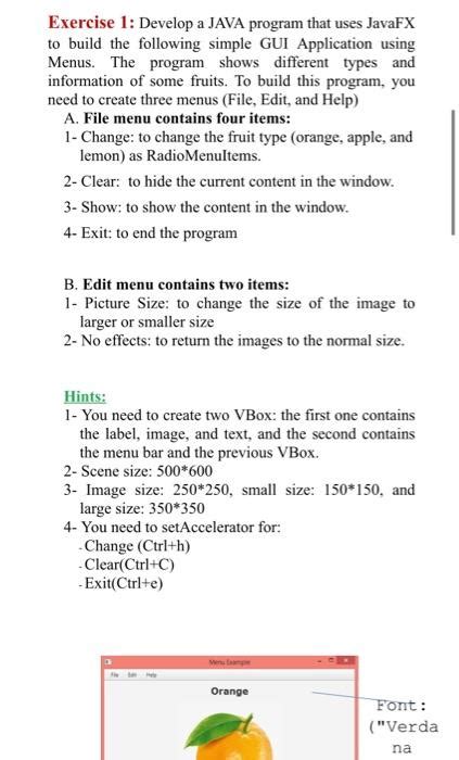 Solved To Build The Following Simple Gui Application Using
