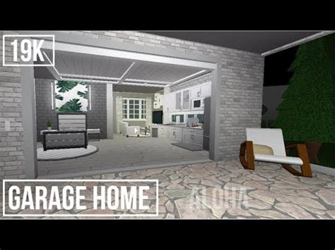 19k Garage House Roblox Bloxburg Youtube
