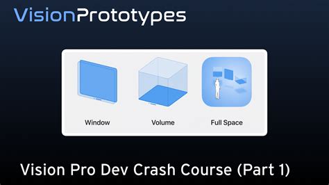 Crash Course Vision Pro For Devs Part Vision Prototypes