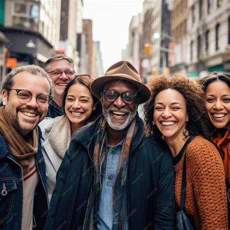 Premium Photo People Smiling In New York