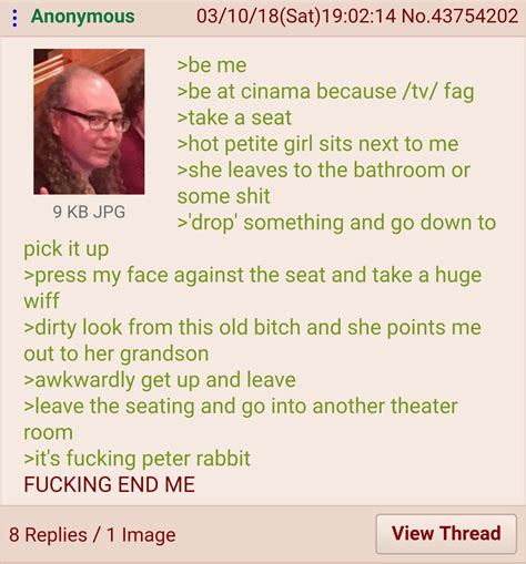 Anon Gets Caught Sniffing Greentext