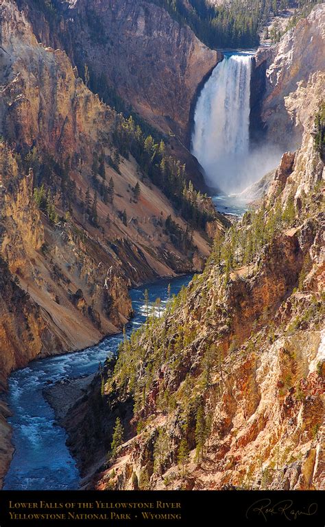 Yellowstone Rivers And Waterfalls