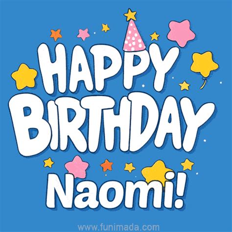 Happy Birthday Naomi Animated Greeting Card Download On