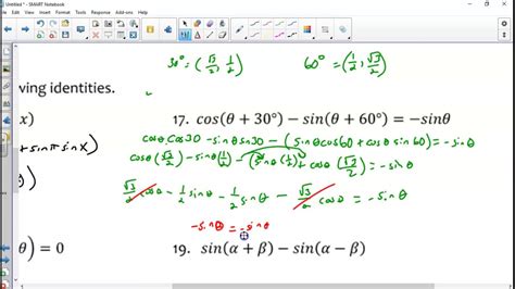Precalculus Final Exam Review 16 30 Solutions Youtube