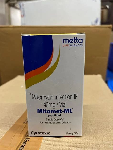 40mg Mitomycin Injection Ip At Rs 4800vial Mitomycin C 10mg
