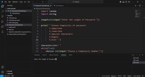 🚀 Completed Task2 At Codsoft Internship 🎉 Developed A Password