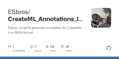 Github Esbroscreatemlannotationsjson Python Script To Generate Annotation For Createml In
