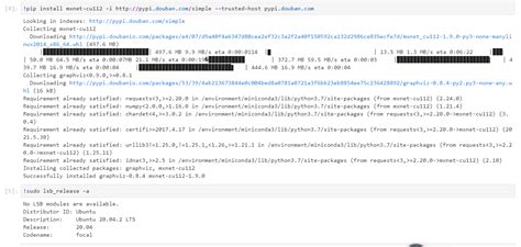 MXNet GluonTS使用报错OSError libnccl so 2 cannot open shared object file