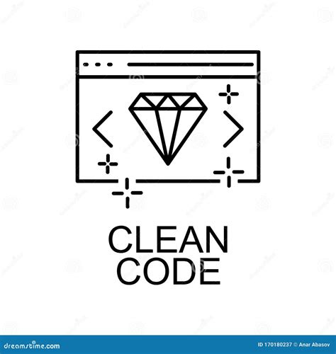 clean web code icon element of web development signs with name for mobile concept and web apps