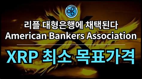 리플xrp 지금 들어가도 될까요 Ft 미국금융연합회 Youtube