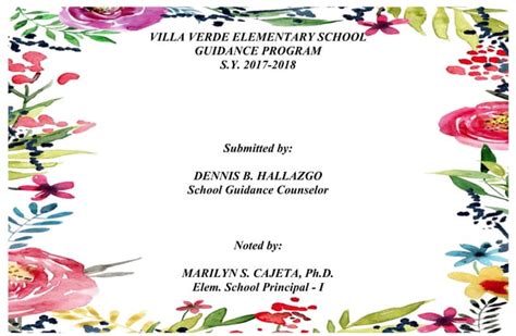 Guidance Program 2017 2018doc