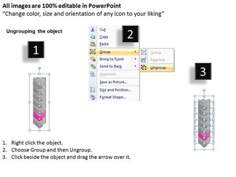Flow Ppt Theme Arrow Stages Business Management PowerPoint Image