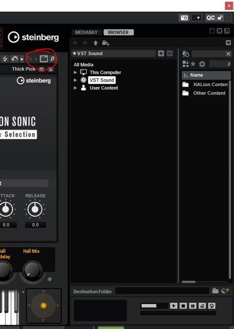 instrument browser new old cubase steinberg forums