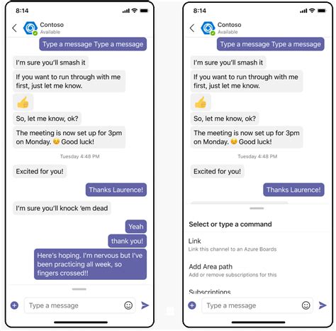 Ein Befehlsmenü für Ihren erstellen Teams Microsoft Learn