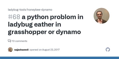 A Python Problom In Ladybug Eather In Grasshopper Or Dynamo · Issue 68