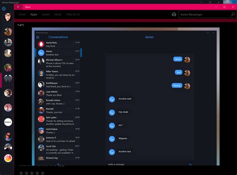 Aeries Messenger Is A Windows 10 Messaging App For Twitter Dms