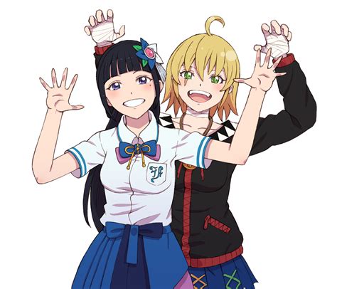 Fuji Aoi And Cafe No Zombi Ko Project Upd8 And 1 More Drawn By Tanuki