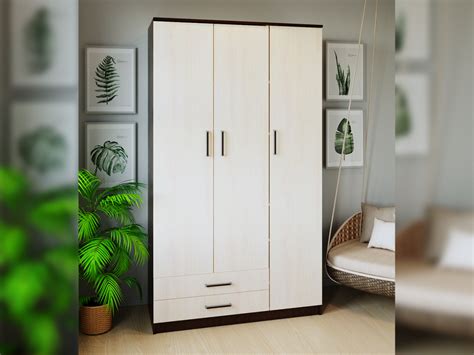 Шкаф 3 х ств с ящ Росток 3 6