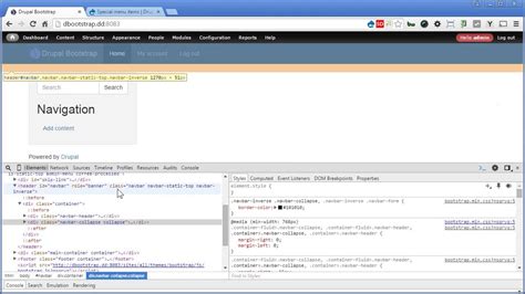 Drupal Bootstrap 9 Bootstrap Navbar Youtube