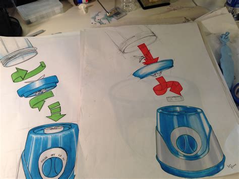 Exploded View Of Blender By Alexandra Rausch At