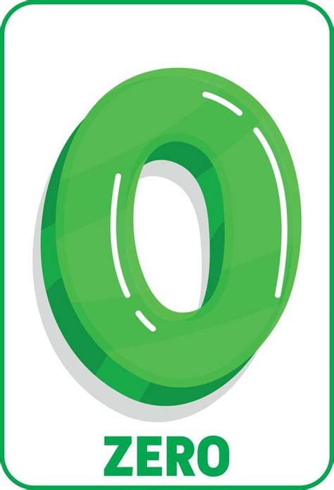 Number Flashcards For Kindergarten Math