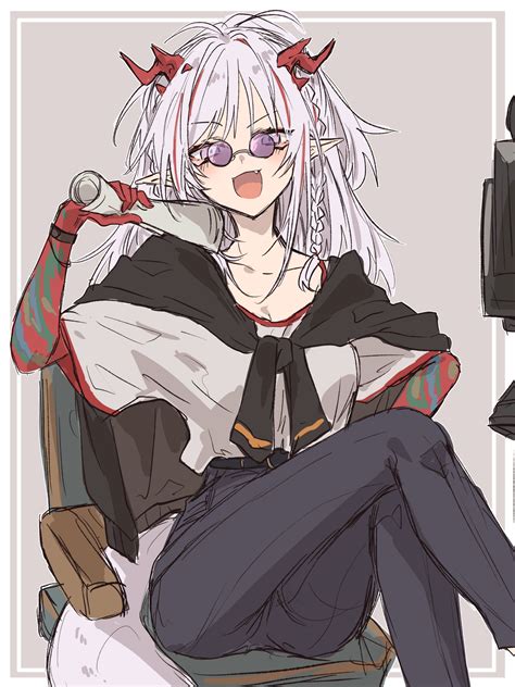 Nian Arknights Drawn By Anfyhx Danbooru