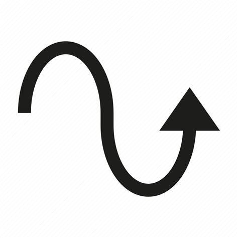 Arrow Cursor Curve Direction Icon Download On Iconfinder