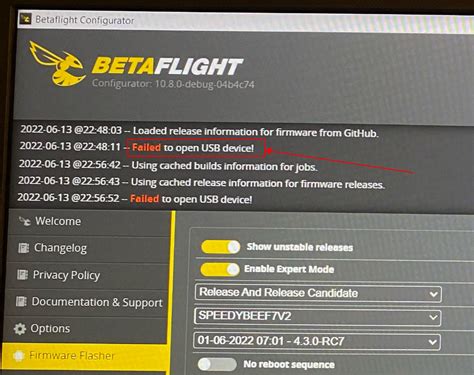 Betaflight Configurator 108 Configurator Installation Consistently Betaflight Configurator 108 Configurator Installation Consistently