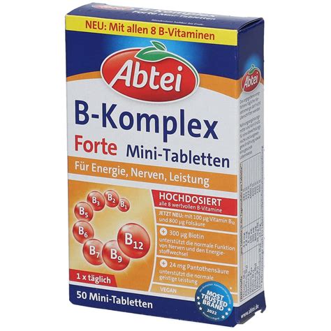 Abtei B Komplex Forte Mini Tabletten 50 St Shop Apotheke