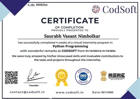 saurabh nimbolkar on linkedin python internshipcomplete codingjourney