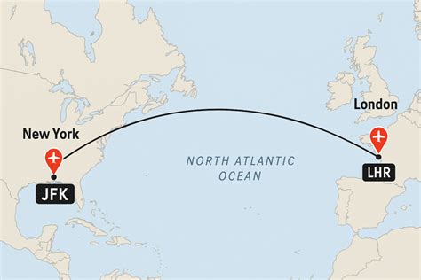 Uk To Usa Distance Miles Km And Flight Time 2026