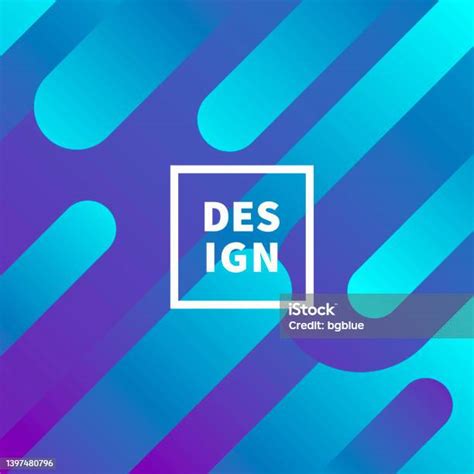 기하학적 모양의 추상적 디자인 트렌디한 블루 그라데이션 곡선에 대한 스톡 벡터 아트 및 기타 이미지 곡선 그라데이션 기하