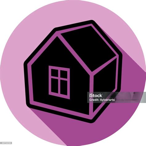 간단한 집 자세한 벡터 일러스트 레이 션 속성 개발자 개념적 아이콘 부동산 엠 블 럼입니다 건물 모델링 및 엔지니어링 프로젝트 추상 상징입니다 0명에 대한 스톡 벡터 아트