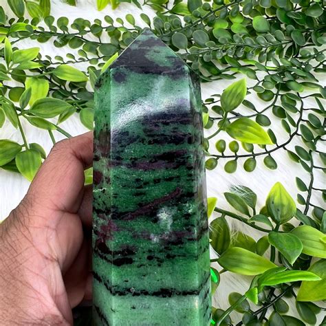 Ruby Zoisite Stone Etsy