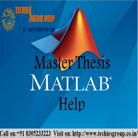 master thesis matlab help at best price in morena