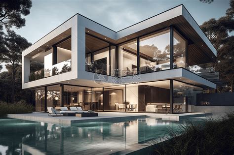 别墅效果图图片素材 正版创意图片600028726 摄图网