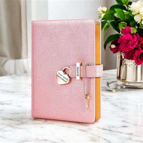 Diary Book With Lock Etsy