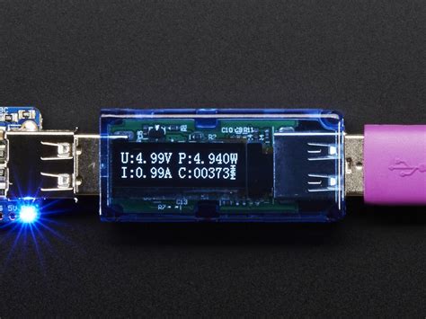 USB Voltage Meter With OLED Display Buy In Australia ADA Adafruit Core Electronics