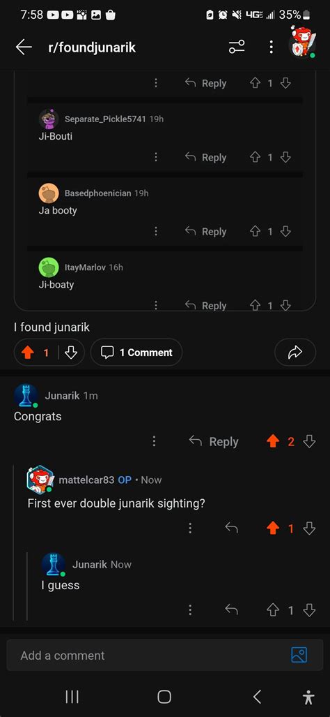 First Ever Double Sighting R Foundjunarik