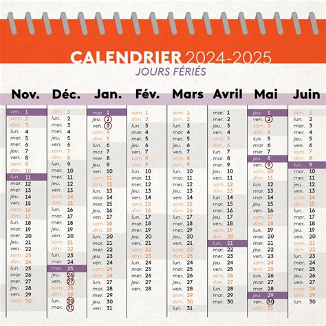 Jours Fériés Vacances Calendrier 2024 2025 Calendrier 2025