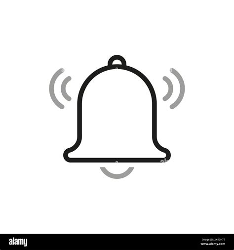 Simple Linear Vector Icon Related To Alarm Clock Line Icons About Notification Interface