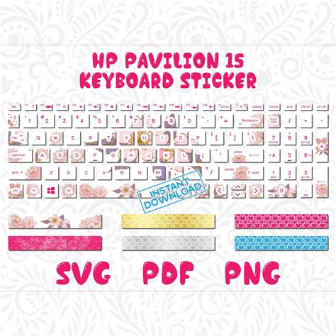 Laptop Keyboard Printable Stickers Artofit