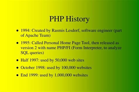 Ppt Php Scripting Language Powerpoint Presentation Free Download Id5201087