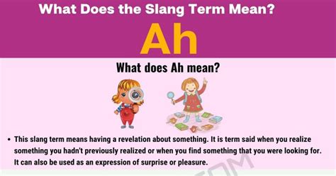 Ah Meaning How Do You Define Ah In Online Texting • 7esl